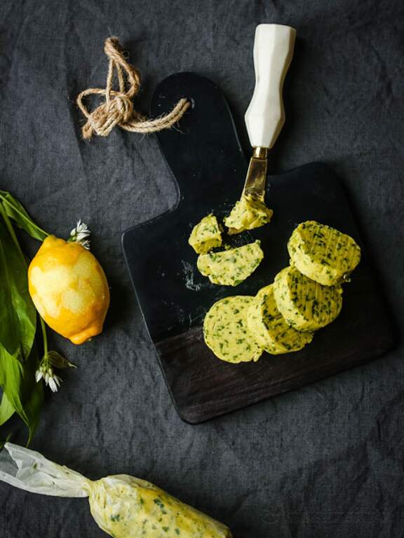 Wild Garlic & Lemon Compound Butter | KetoDiet Blog