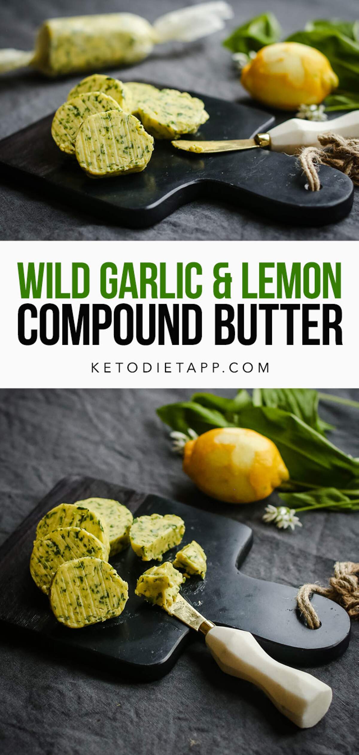 Wild Garlic & Lemon Compound Butter | KetoDiet Blog