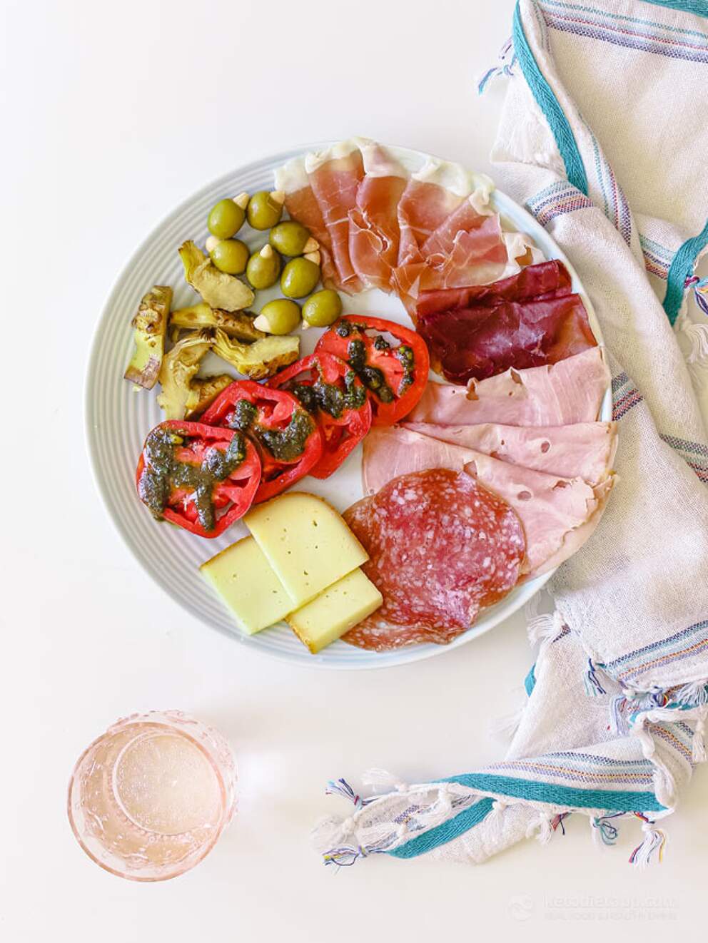 Keto Italian Antipasti Cold Plate | KetoDiet Blog