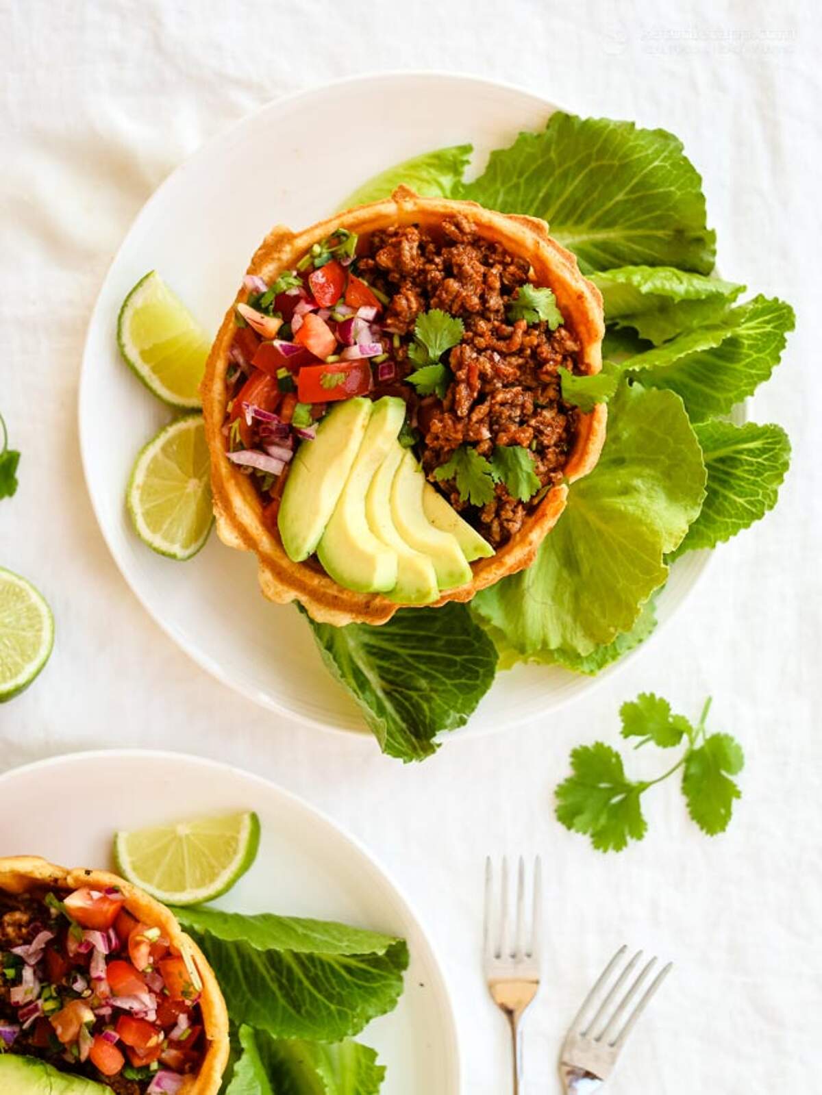 Keto Taco Chaffle Bowls | KetoDiet Blog