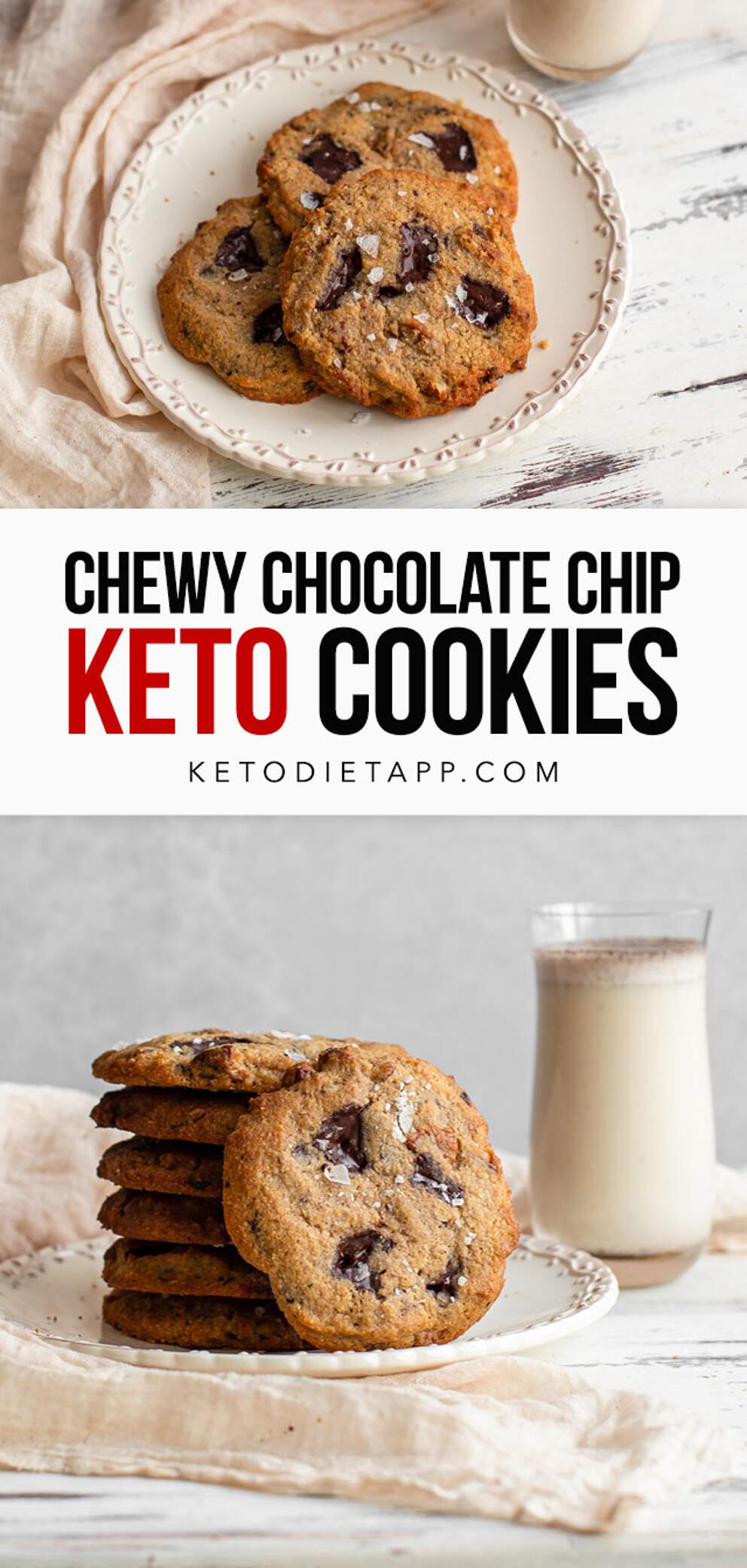 Chewy Keto Chocolate Chip Cookies | KetoDiet Blog