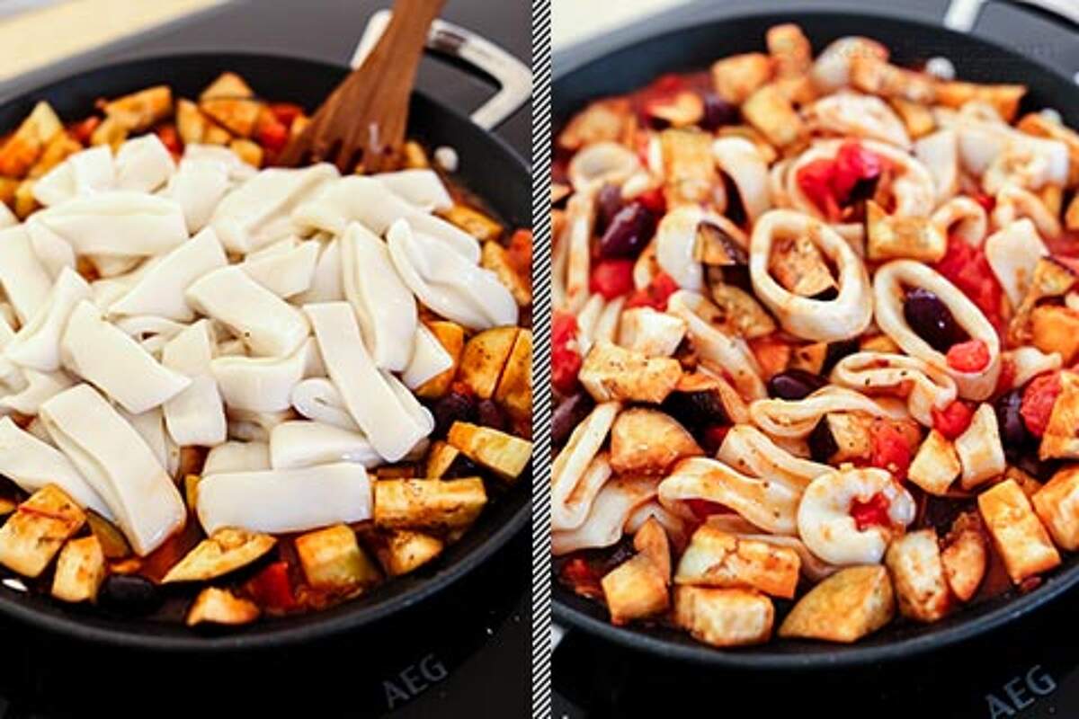 Low-Carb Greek Calamari Stew | KetoDiet Blog