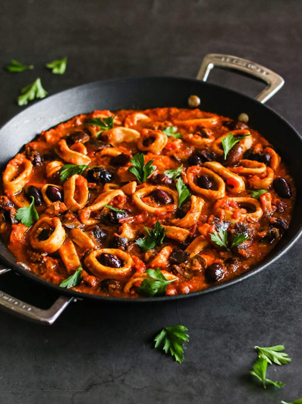 Low-Carb Greek Calamari Stew | KetoDiet Blog