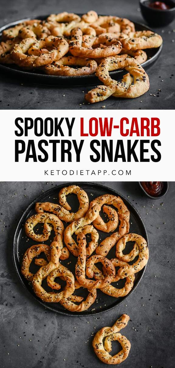 Keto Pastry Snakes | KetoDiet Blog