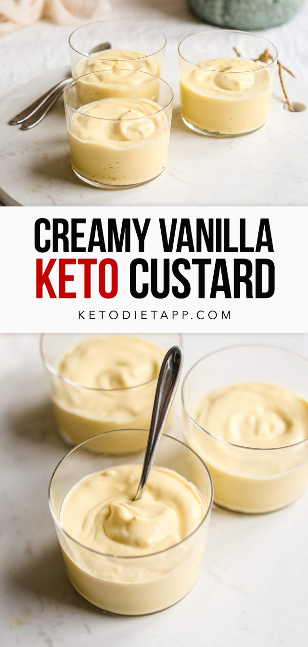 Keto Vanilla Custard | KetoDiet Blog