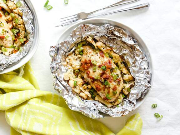 Low-Carb Ranch Chicken Foil Packets | KetoDiet Blog