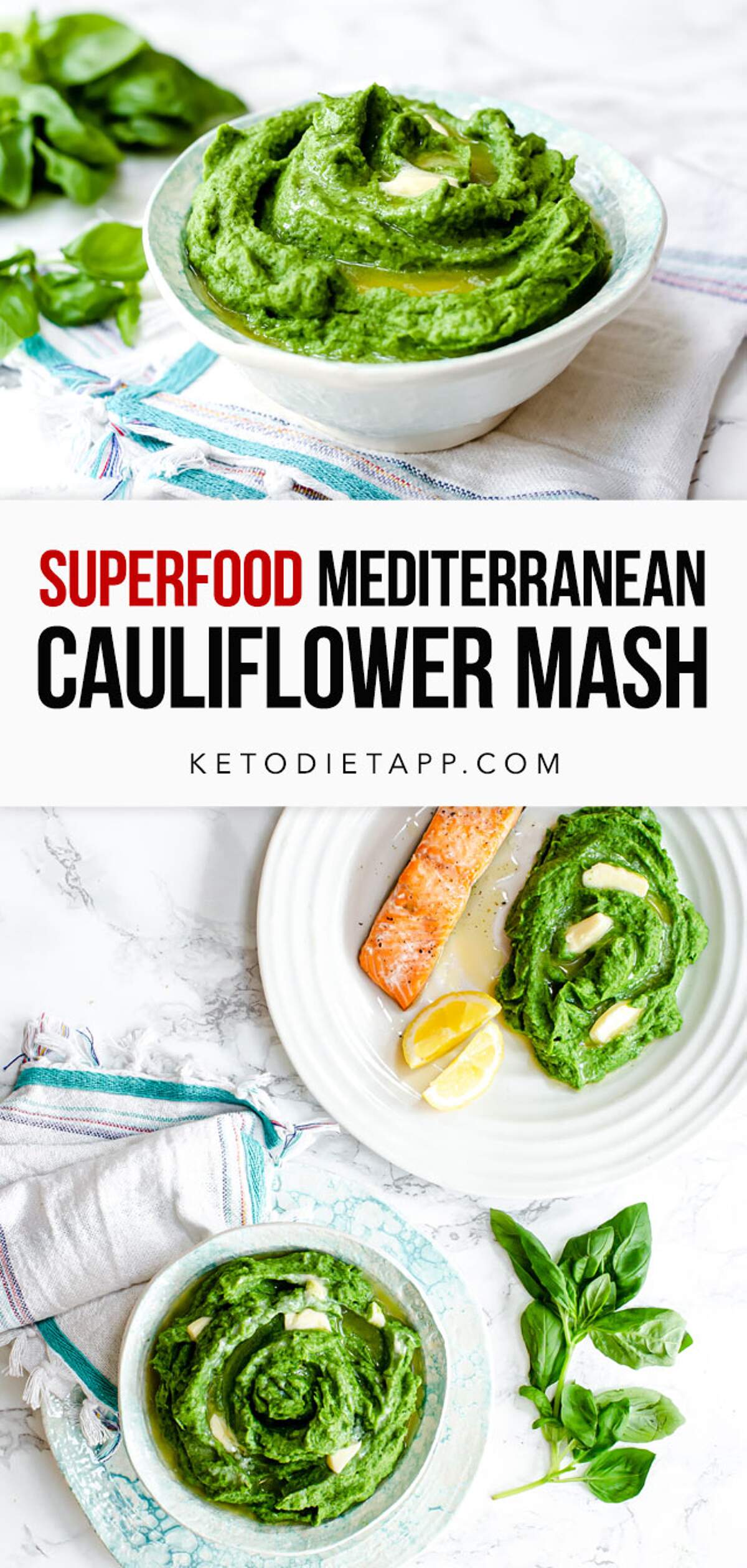 Superfood Mediterranean Cauliflower Mash | KetoDiet Blog