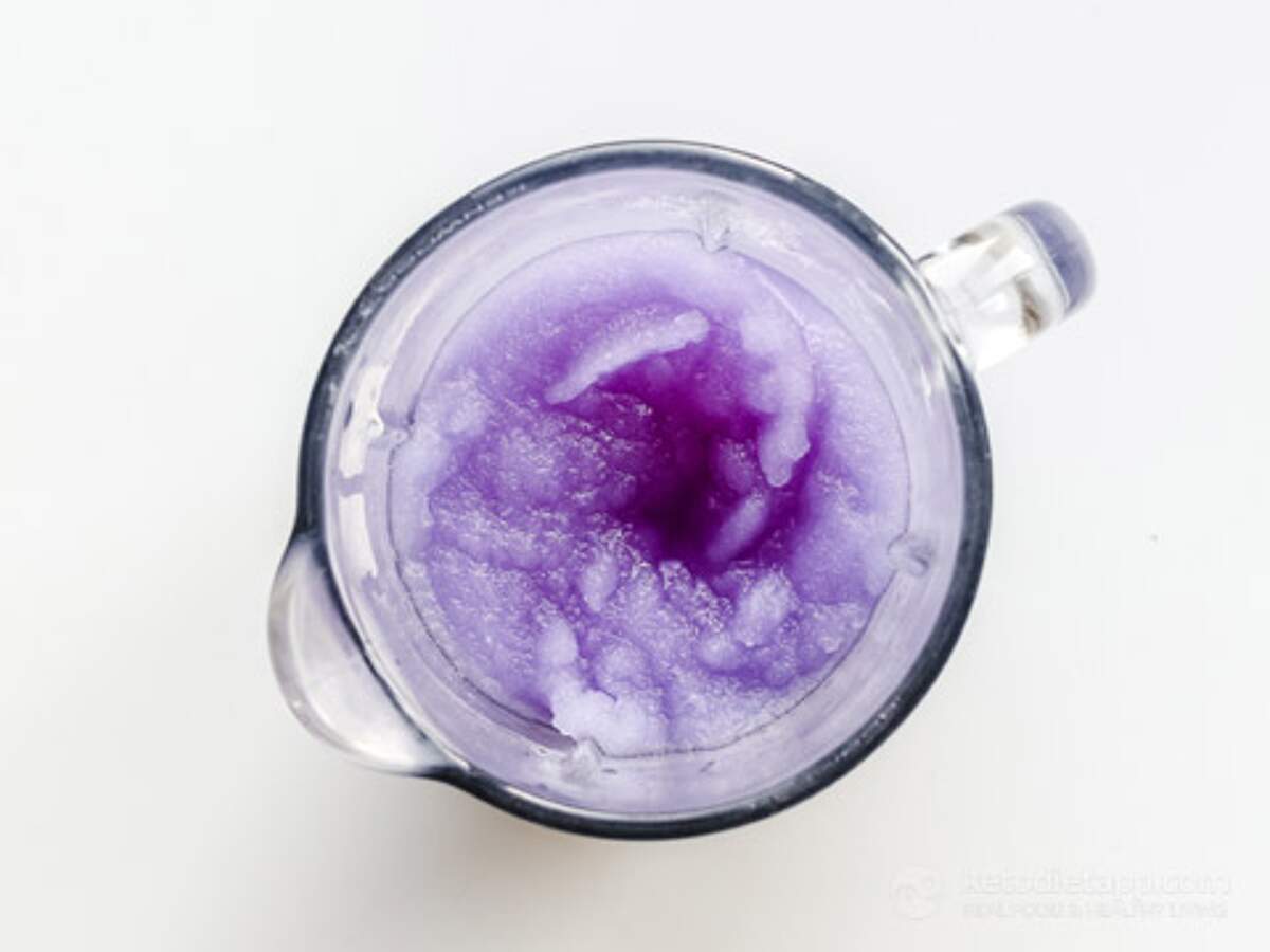 Keto Lemon Electrolyte Purple Slurpee | KetoDiet Blog