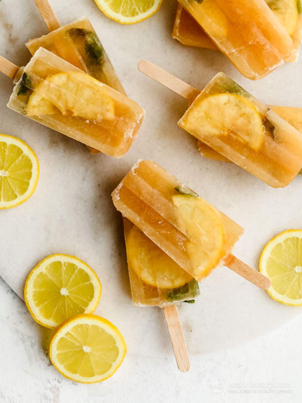 Sugar-Free Lemon Ice Tea Popsicles | KetoDiet Blog