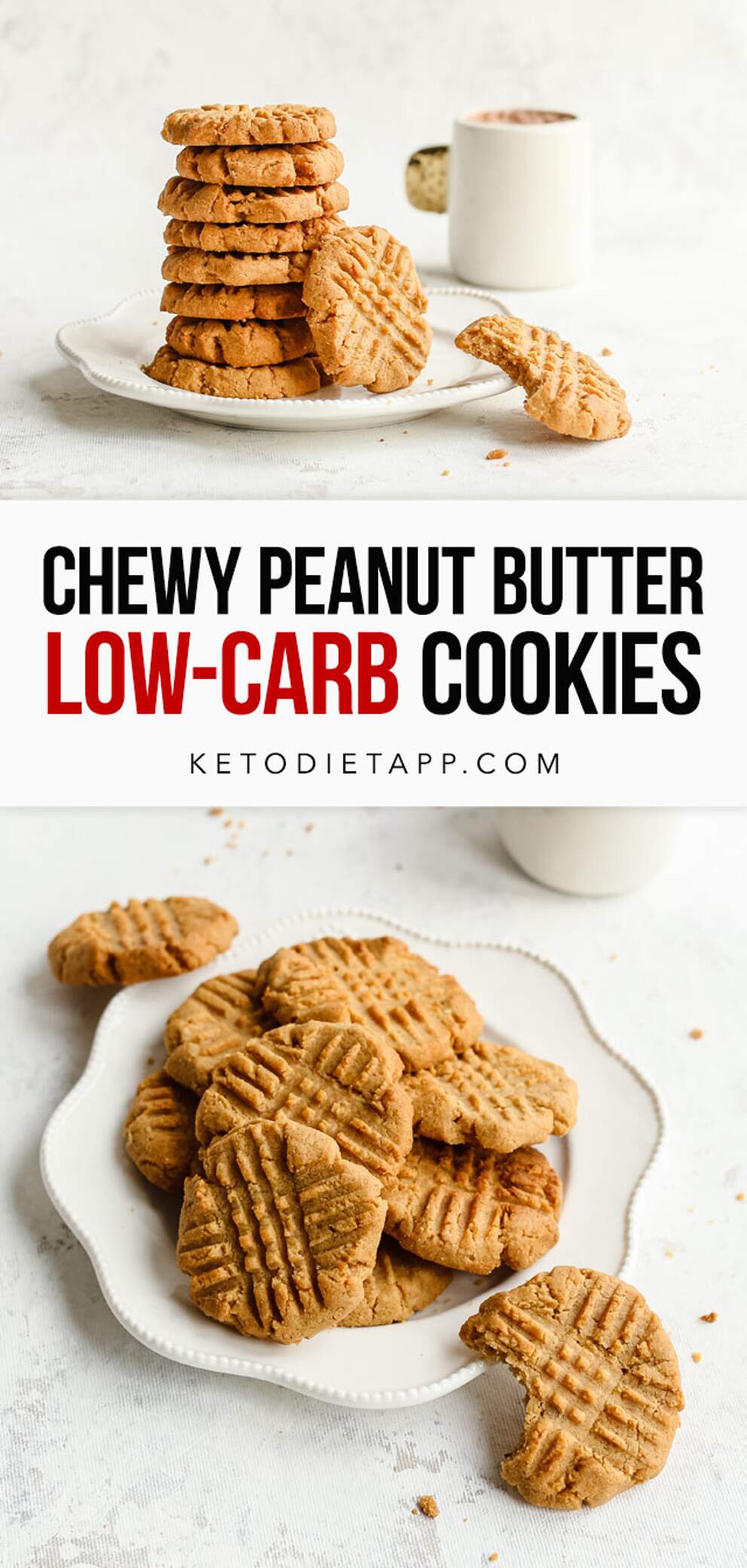 Chewy Low-Carb Peanut Butter Cookies | KetoDiet Blog