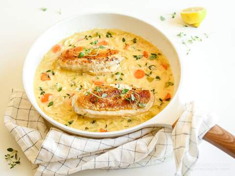 Low-Carb Breton Chicken | KetoDiet Blog