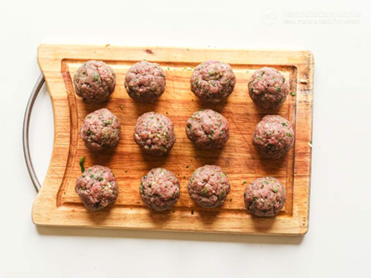 Greek Avgolemono Meatballs with Cauliflower Rice | KetoDiet Blog