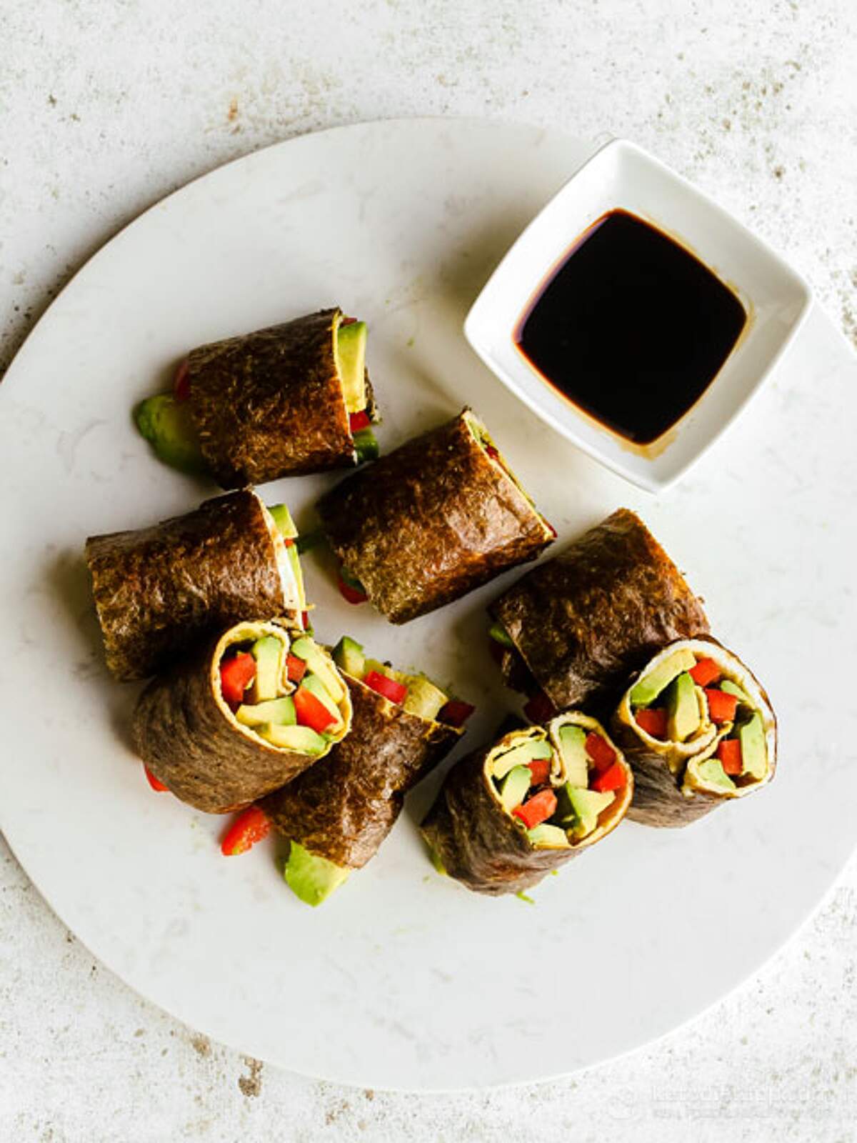 Quick Veggie Nori Wraps | KetoDiet Blog